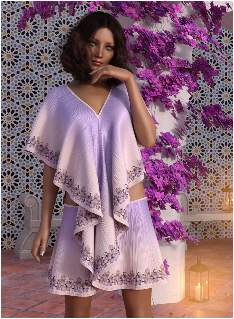 dForce - Amber Dress for G8F & G8.1F | Daz 3D