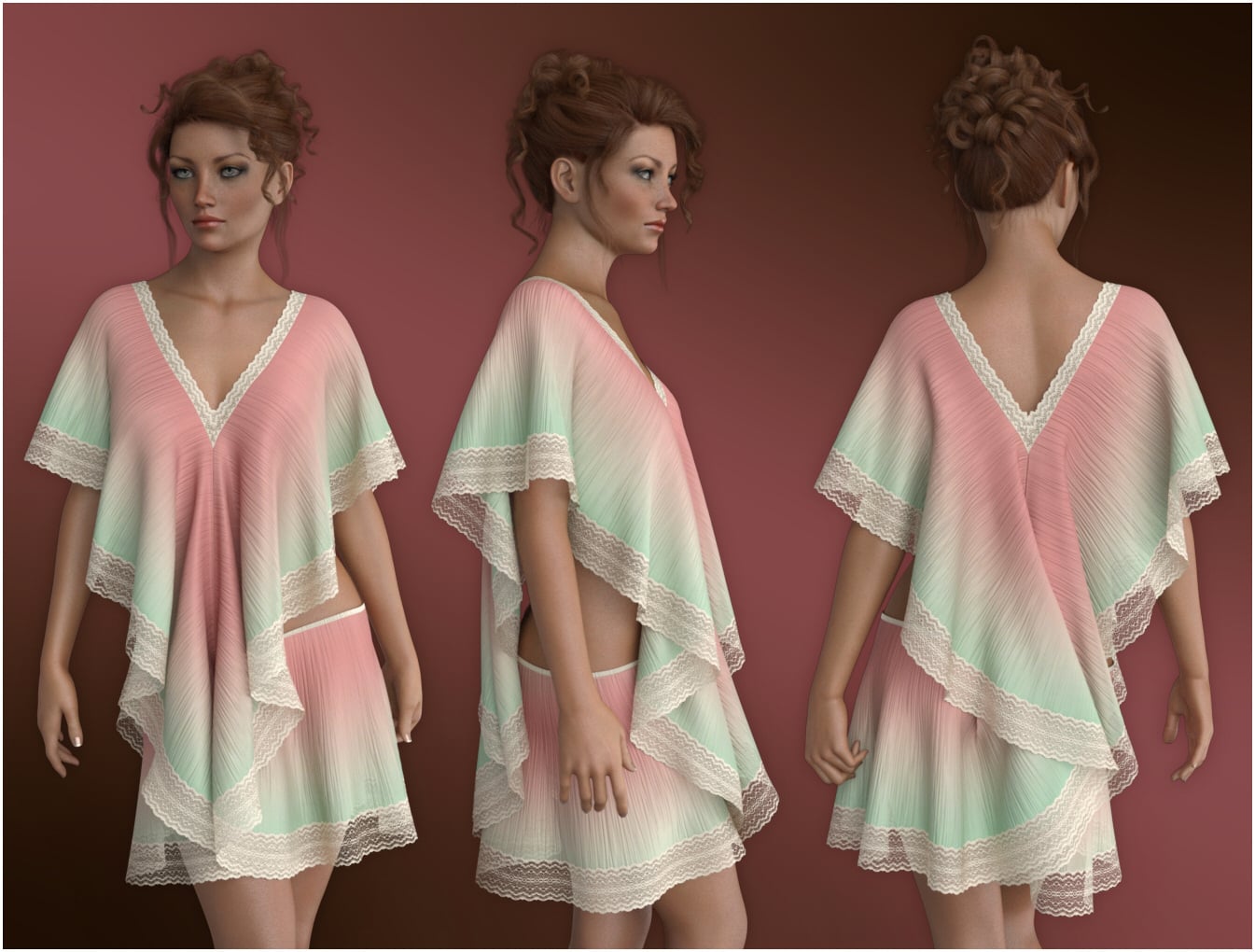 dForce - Amber Dress for G8F & G8.1F | Daz 3D