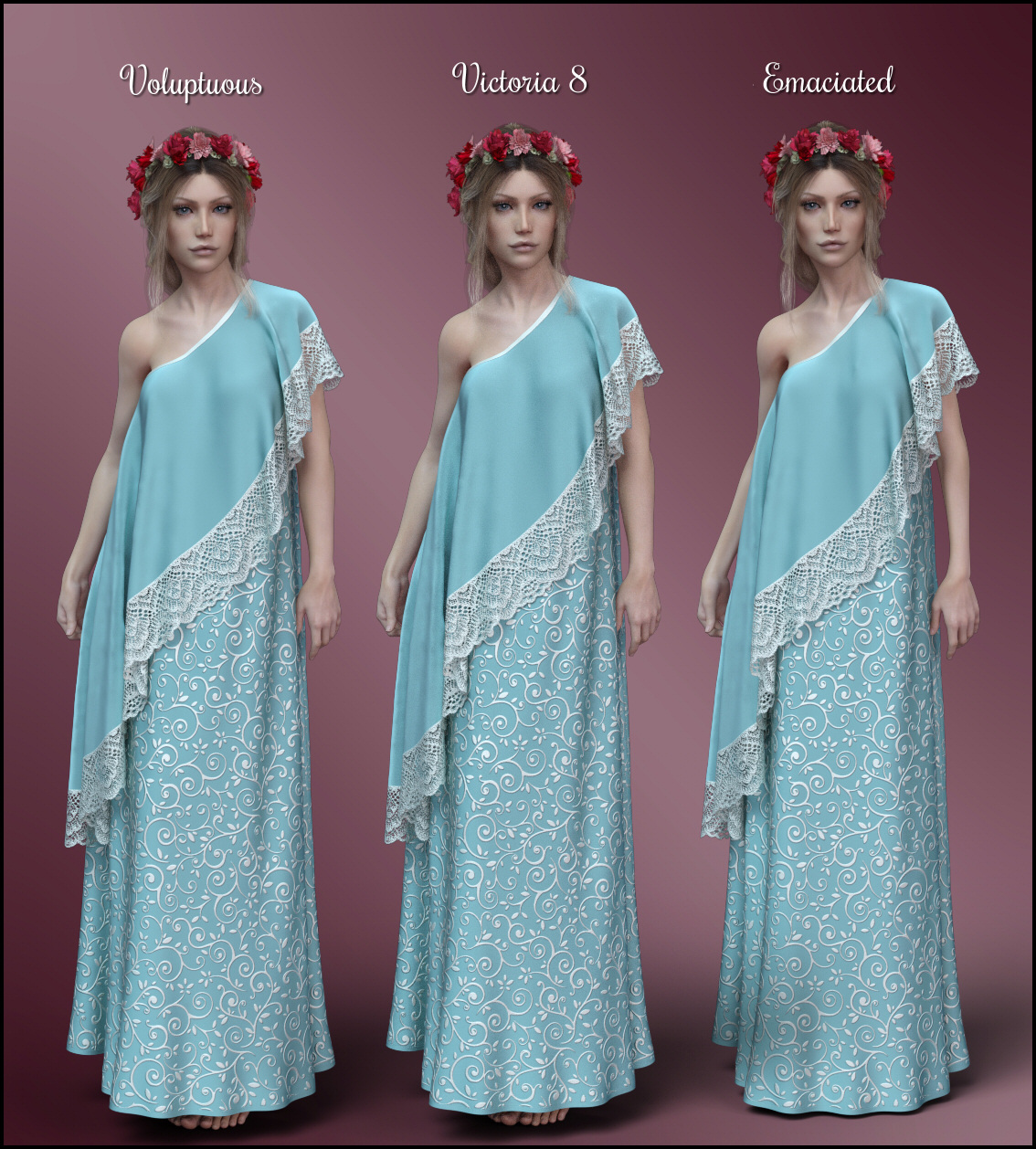 dForce - Chiton for G8F | Daz 3D