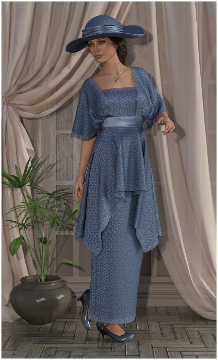 dForce - Edith Outfit for G8F | Daz 3D