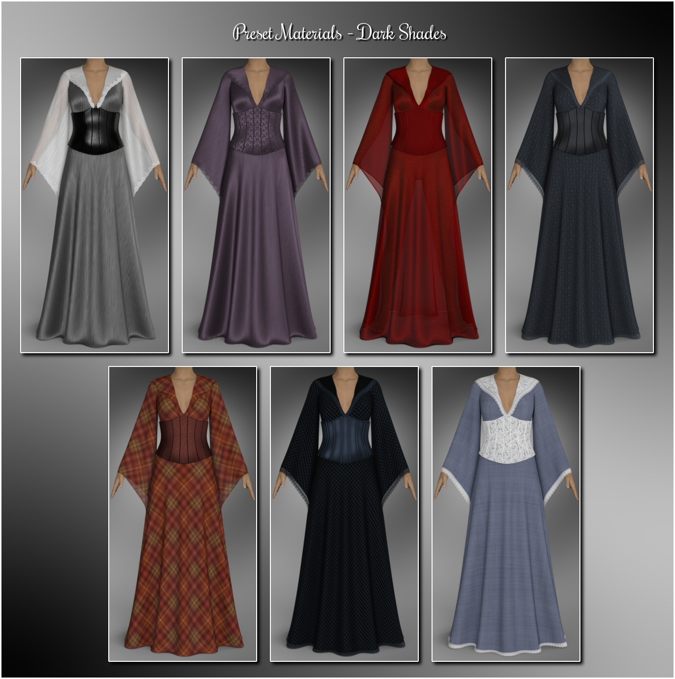 dForce - Euphemia Gown for G8F | Daz 3D