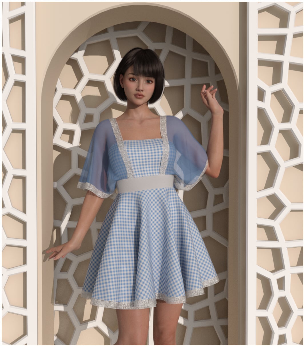 dForce - Ruthy Dress for G8F | Daz 3D
