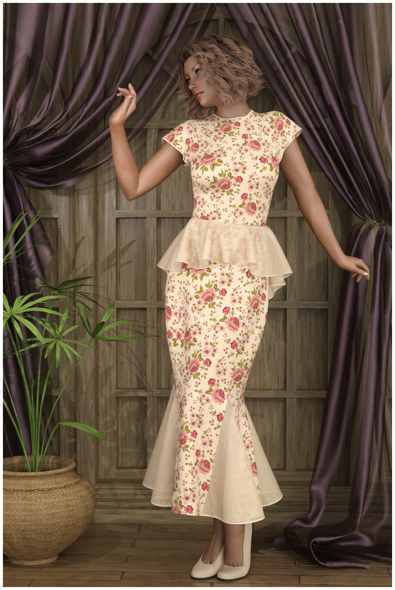 dForce - Sheena Outfit for G8F | Daz 3D