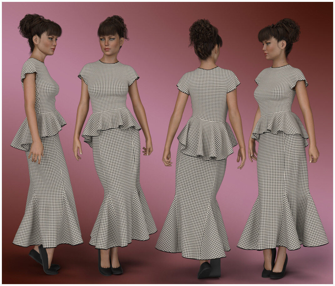 dForce - Sheena Outfit for G8F | Daz 3D