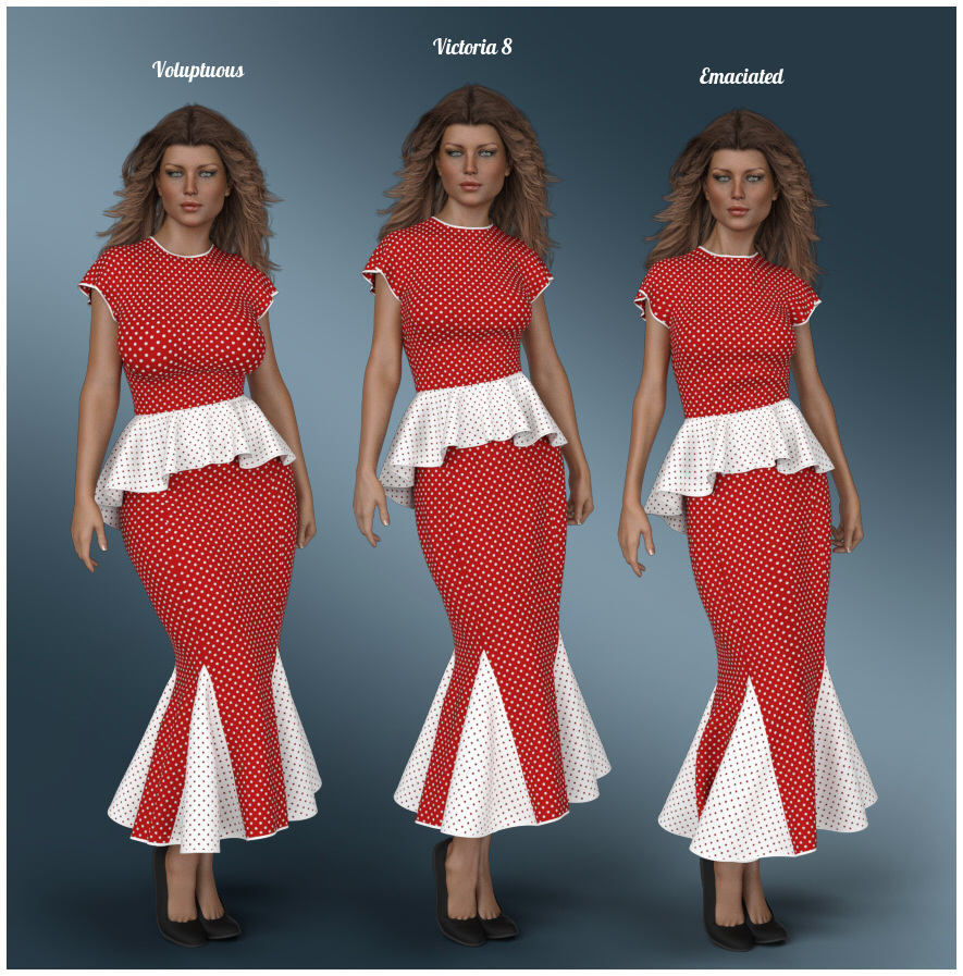 dForce - Sheena Outfit for G8F | Daz 3D