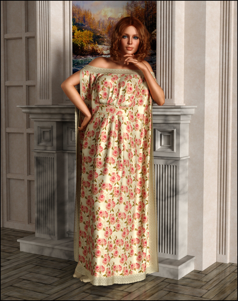 dForce - Valentina Gown for G8F | Daz 3D