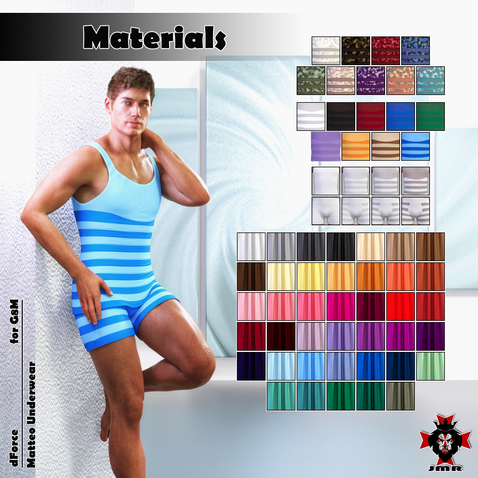 JMR dForce Matteo Underwear for G8M | Daz 3D