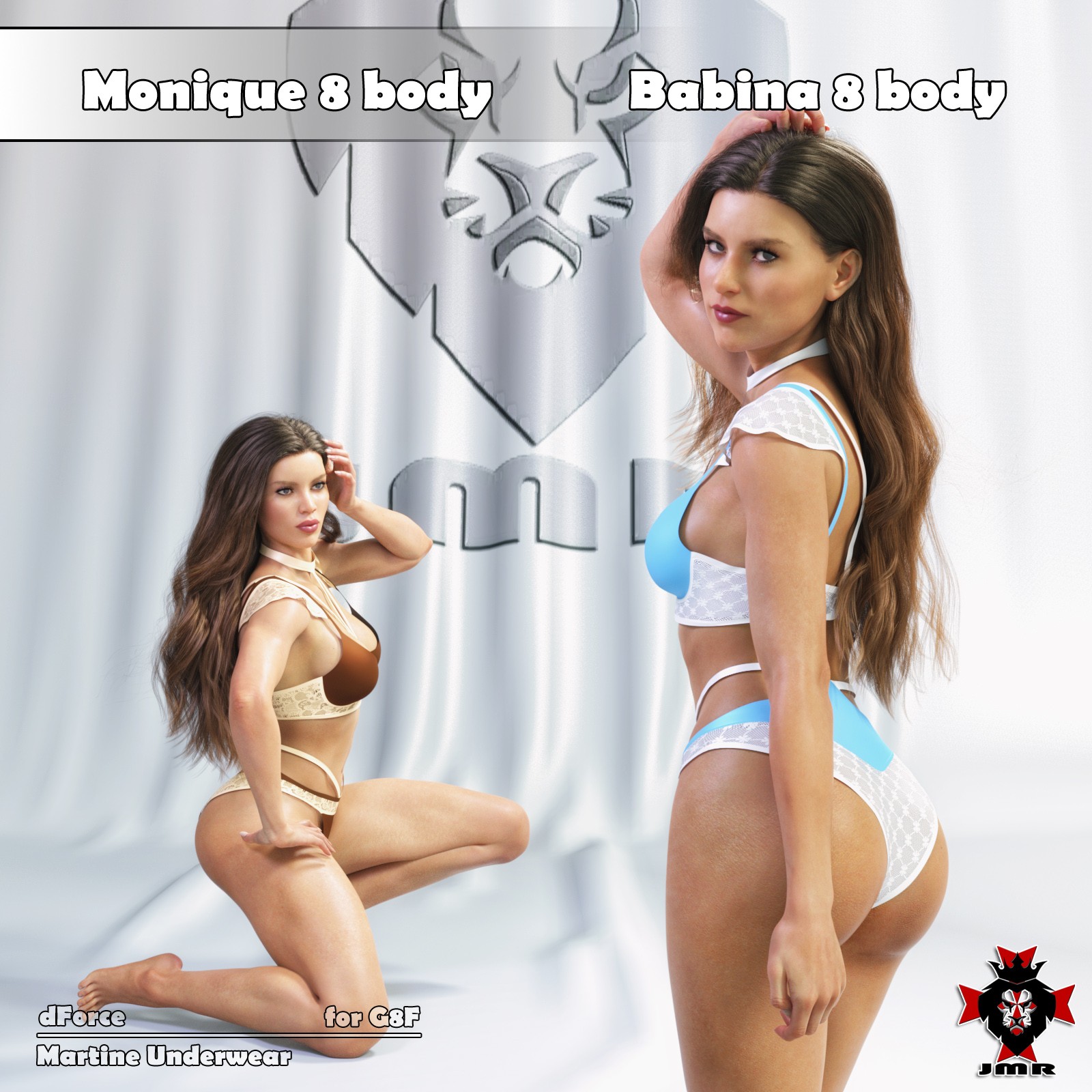 JMR dForce Martine Underwear for G8F | Daz 3D