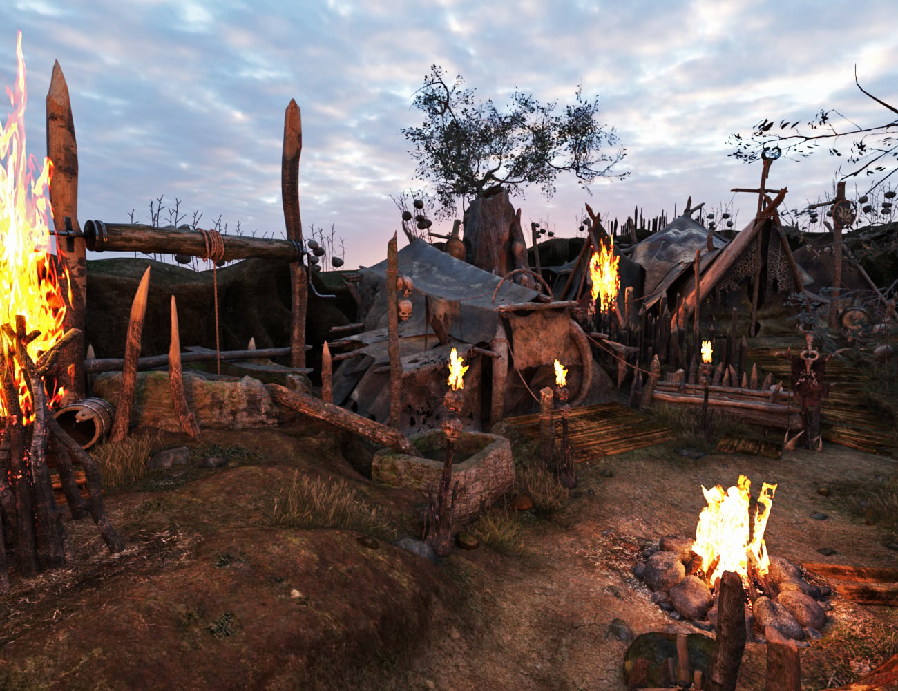 XI Barbarian Camp | Daz 3D
