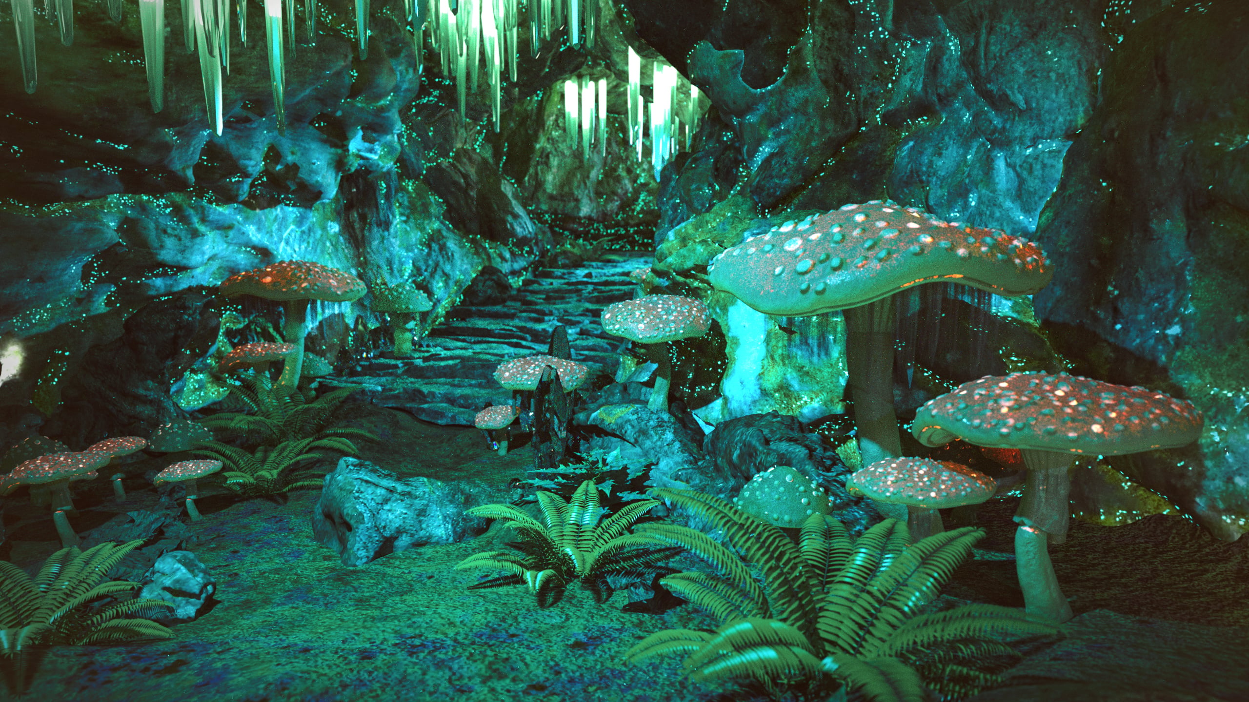 Fantasy Mushroom Cave | Daz 3D