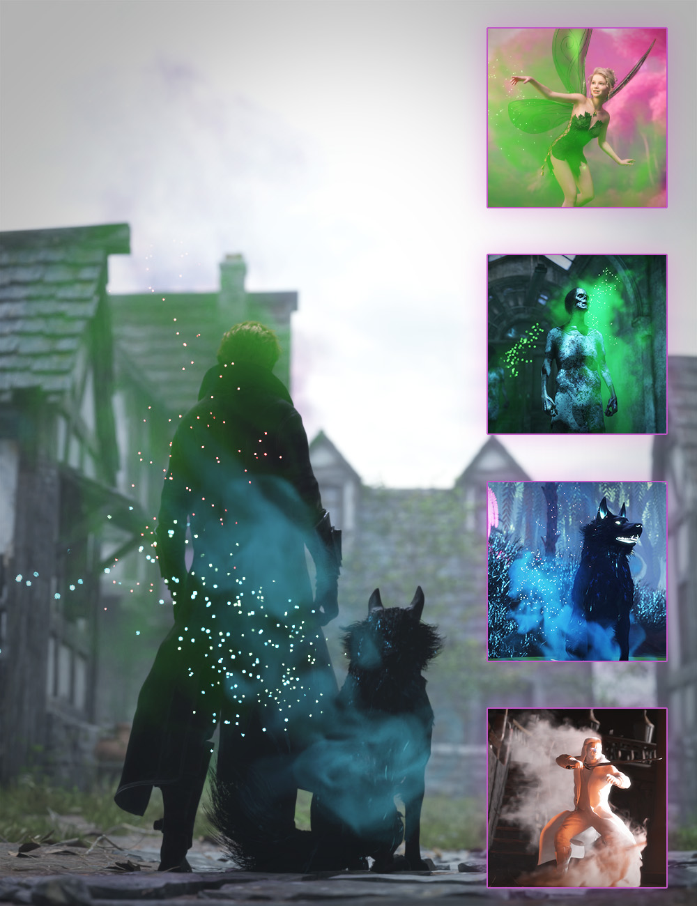 Ethereal Celestial Forest Bundle | Daz 3D