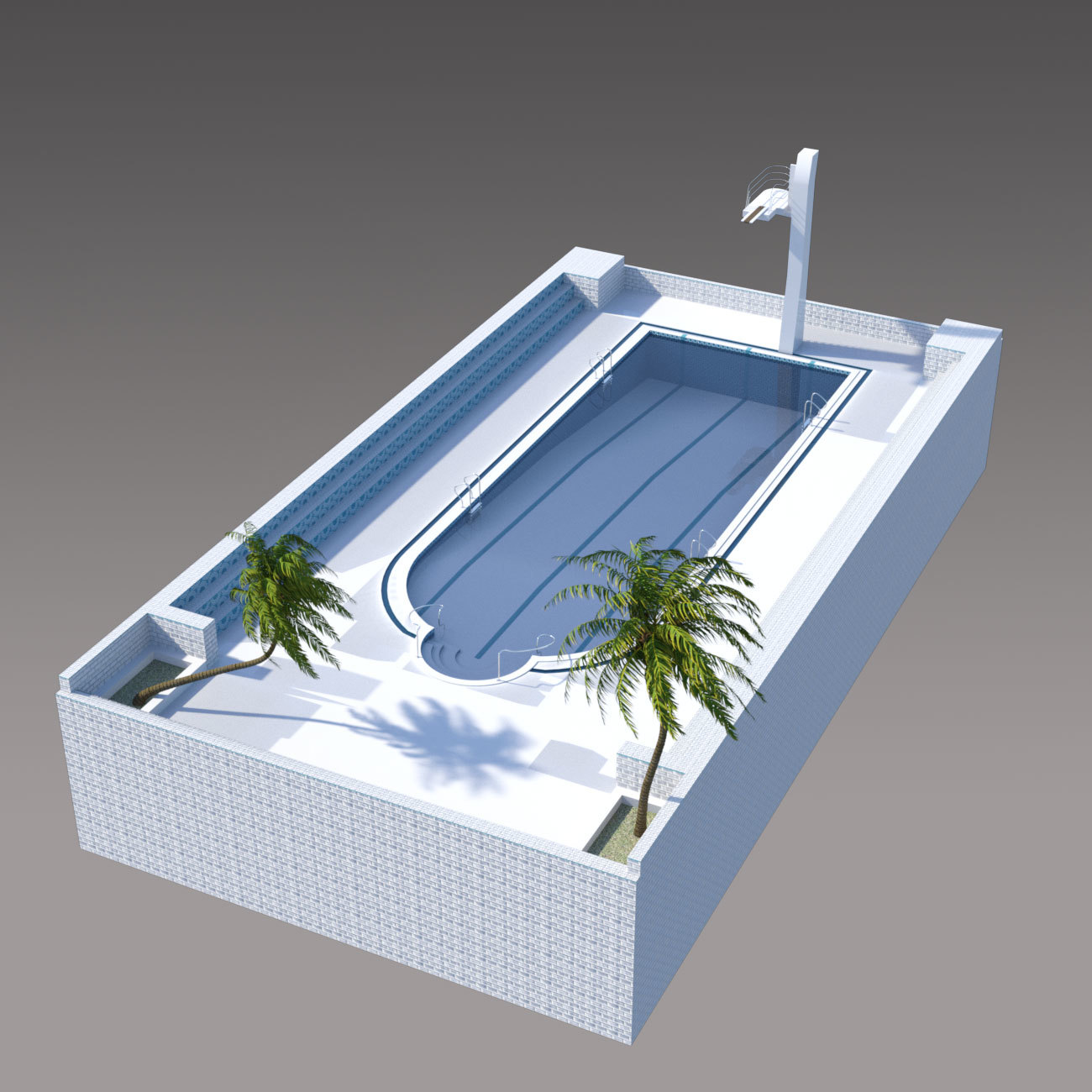 Art Deco Pool | Daz 3D