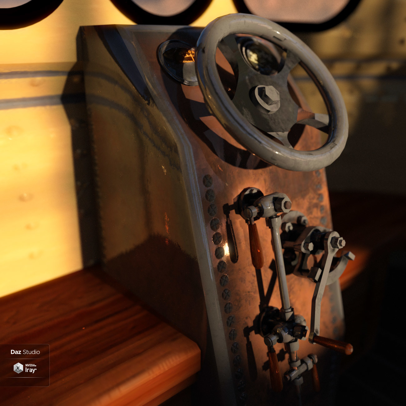 Desert Tram for DS | Daz 3D