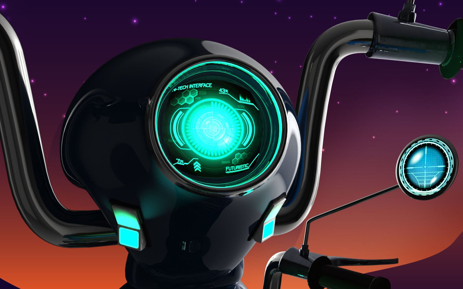 Flying Scooter DS | Daz 3D