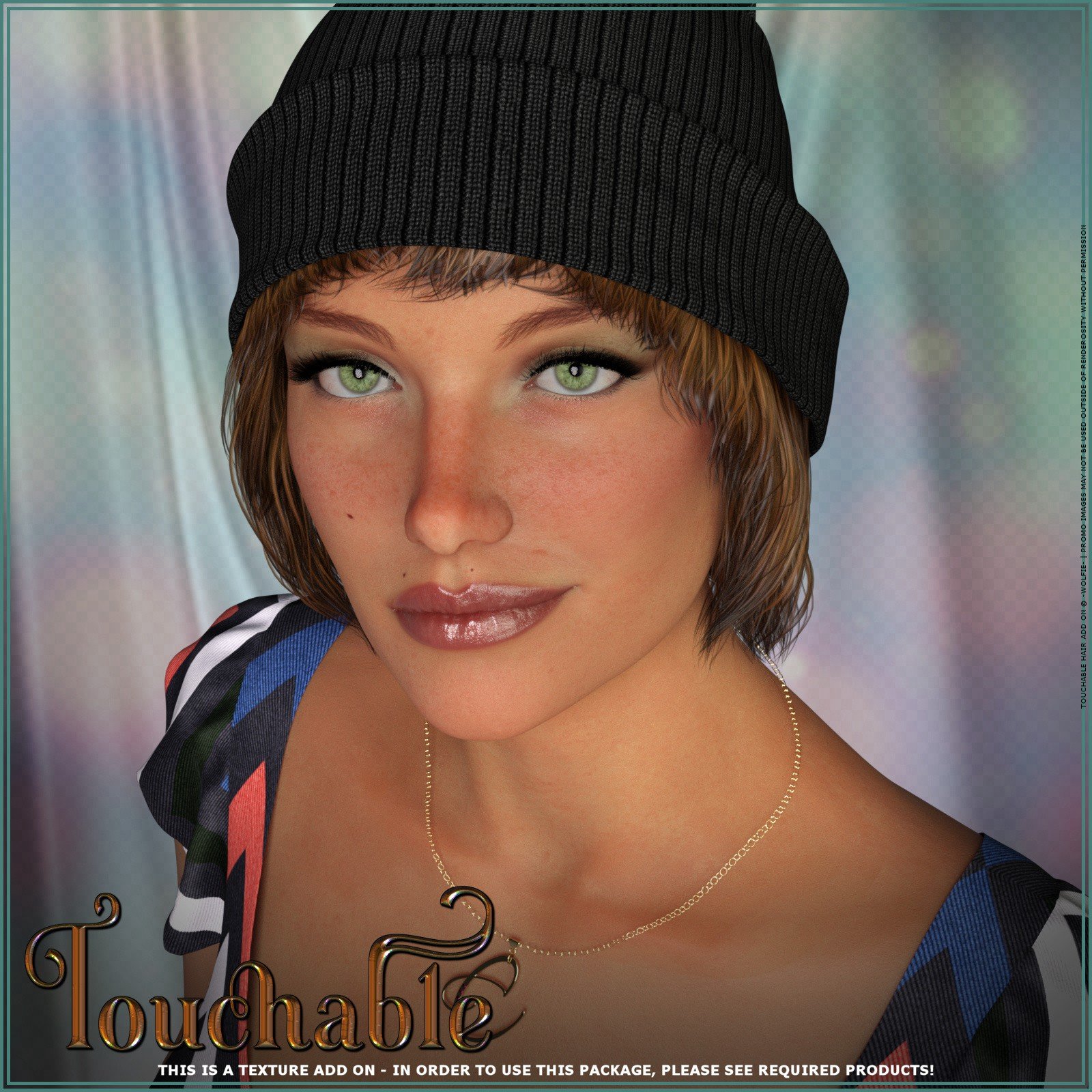 Touchable Cutie Winter Hat | Daz 3D