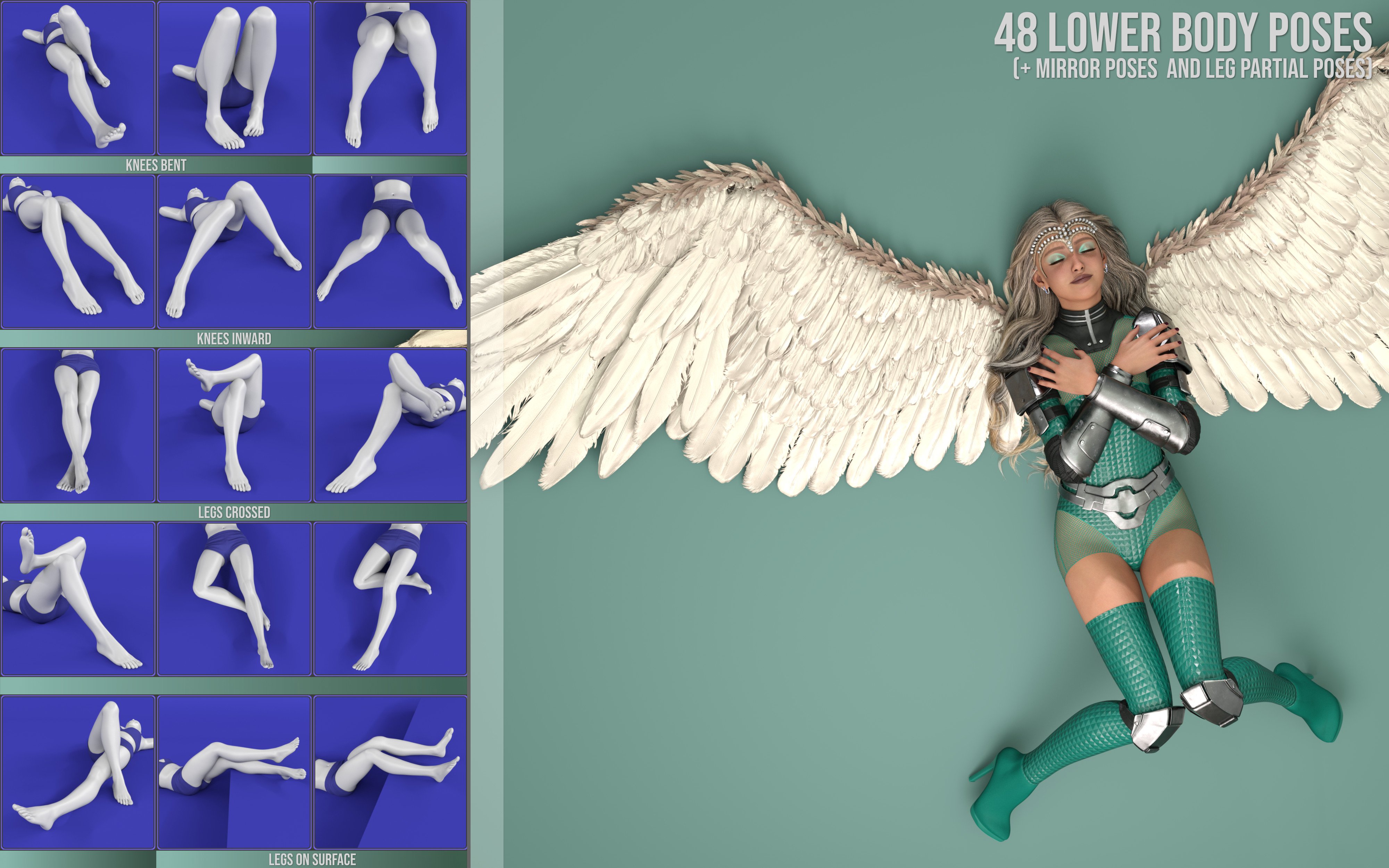 NG Build Your Own Lying Supine Poses for Genesis 9 | Daz 3D NG Build Your Own Lying Supine Poses for Genesis 9 | Daz 3D