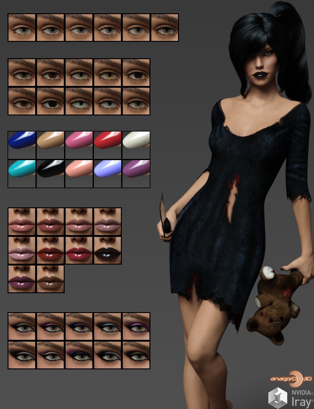Chiara G3F and V7 | Daz 3D