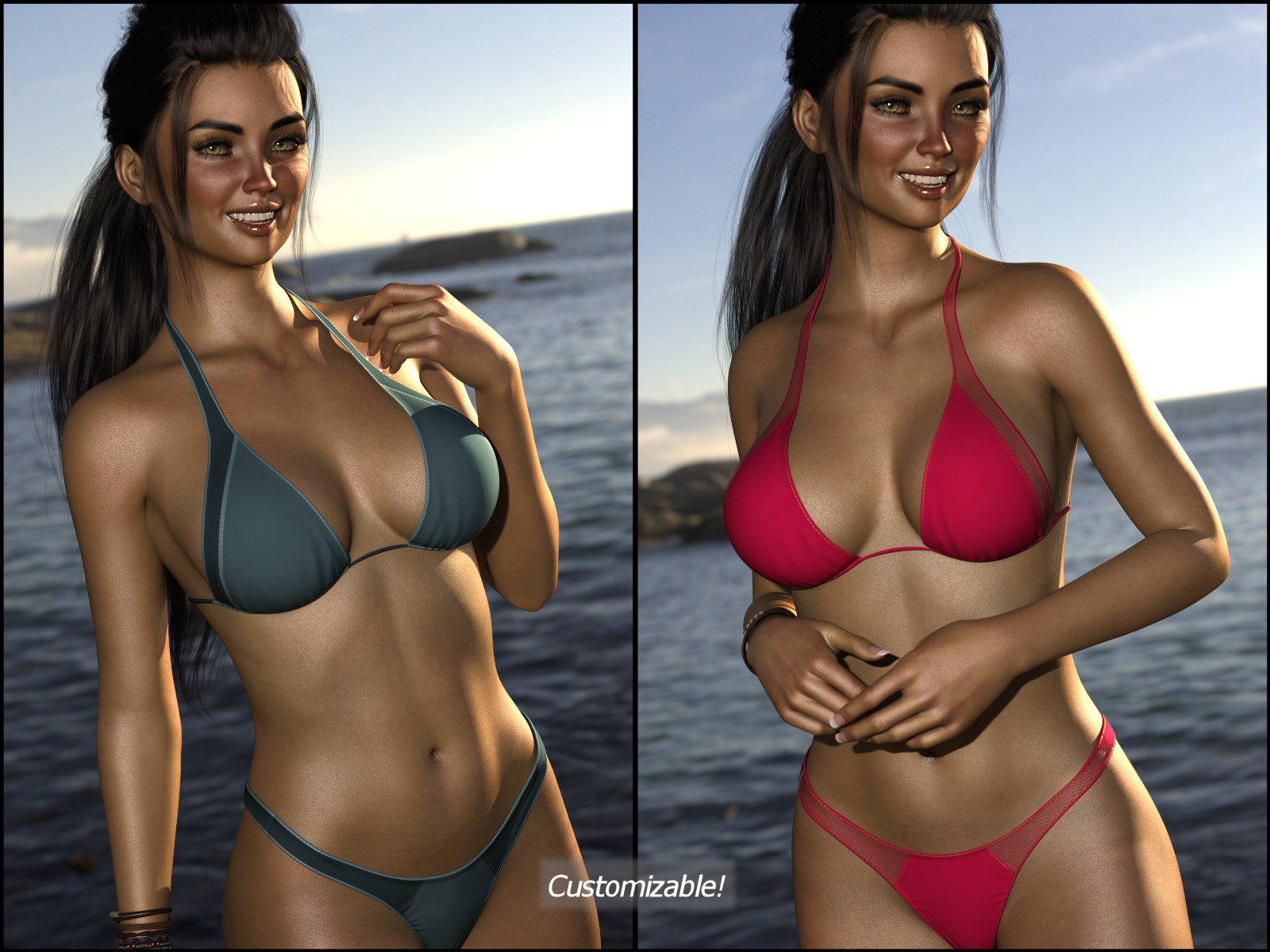 Sirens: Dash Bikini G8F | Daz 3D