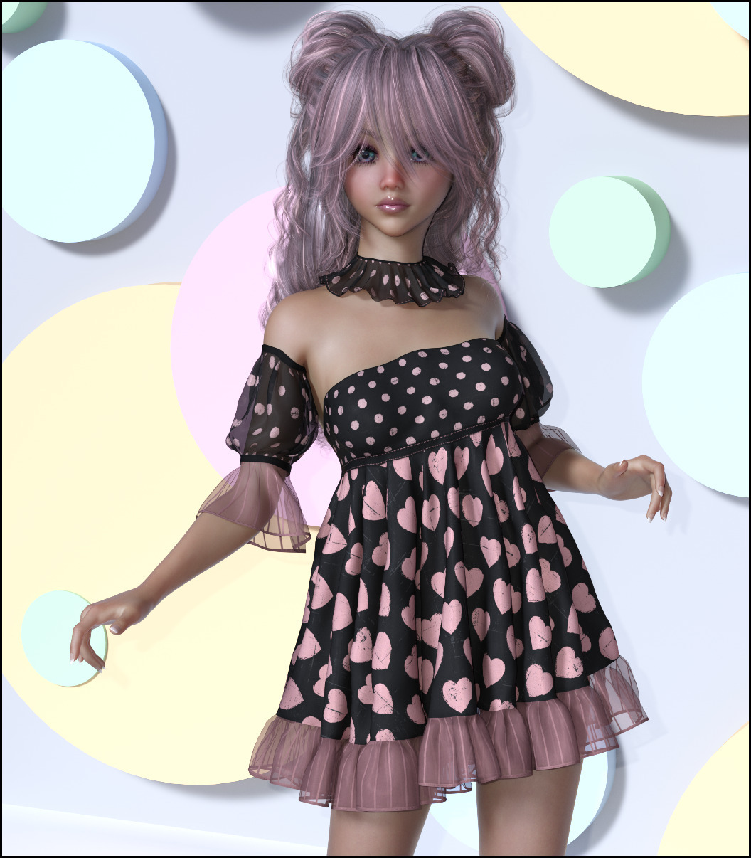 7th Ave: dForce - Esme Outfit for G8F & G8.1F | Daz 3D