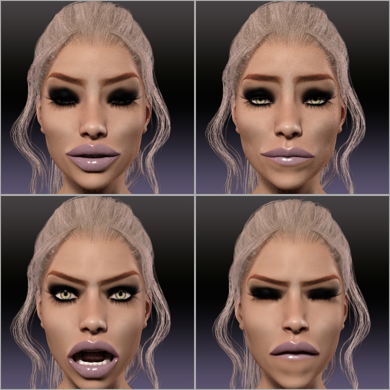 The New Athletics_Chantelle for V7 - Character-Poses-Expressions | Daz 3D