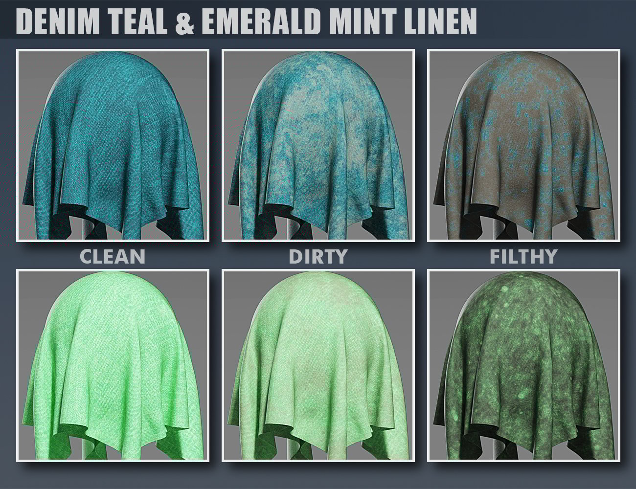 DD PBR Linen Fabric Shaders for Iray | Daz 3D