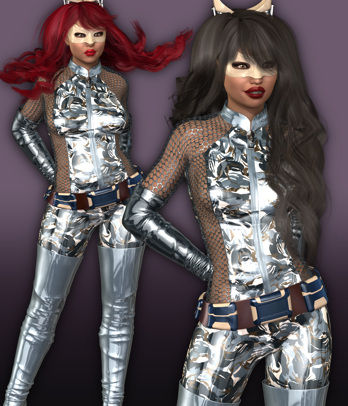 REVENGE - Dark Knight for Genesis 3 Female(s) | Daz 3D