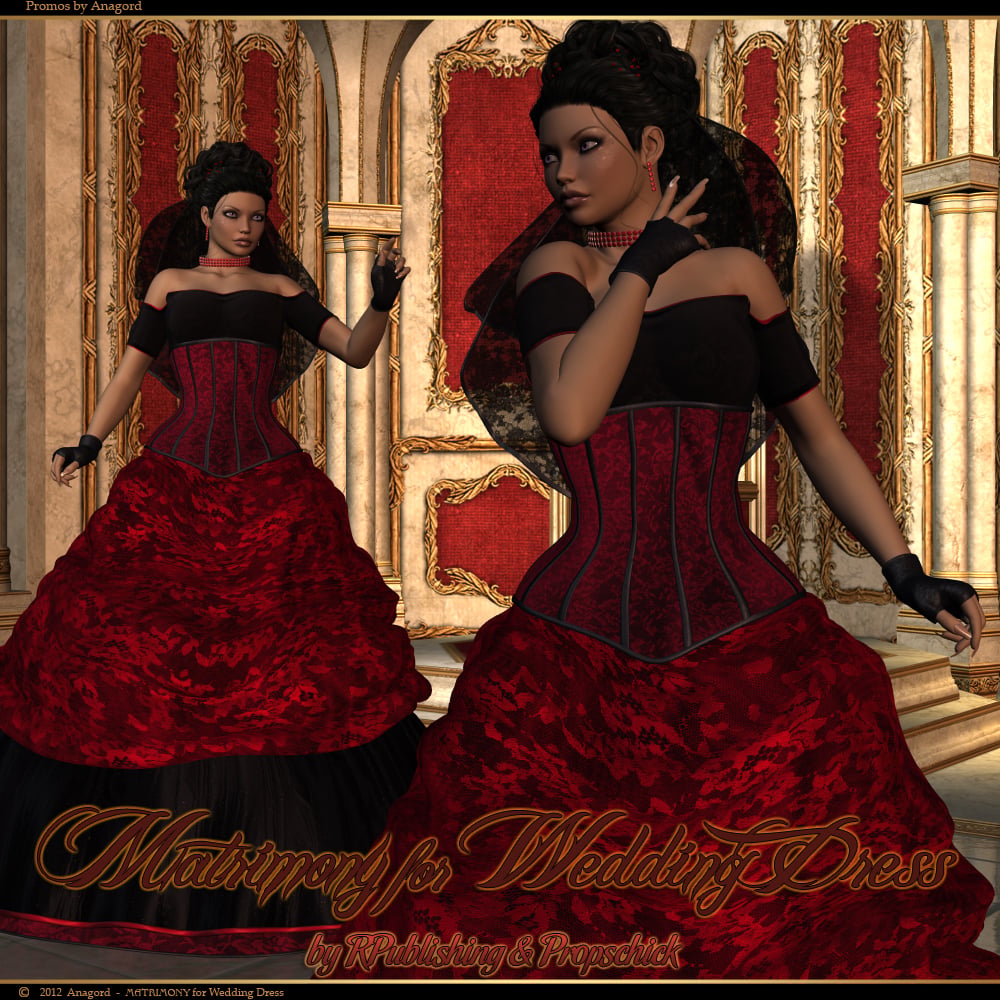 MATRIMONY for Wedding Dress | Daz 3D
