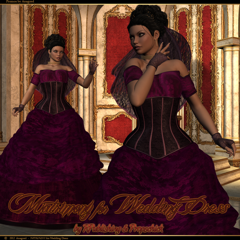 MATRIMONY for Wedding Dress | Daz 3D