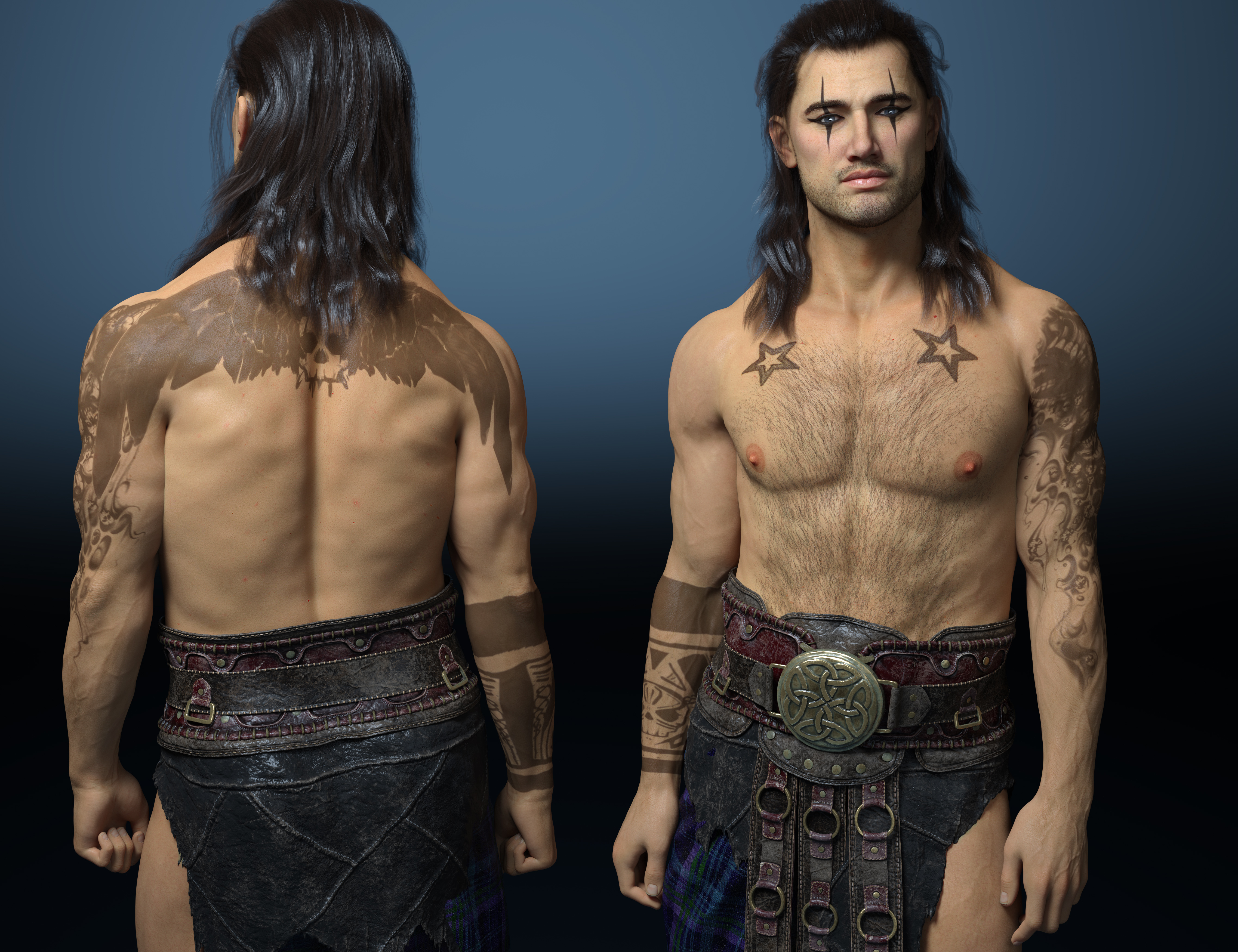 EM3D Kohl HD for Genesis 9 | Daz 3D