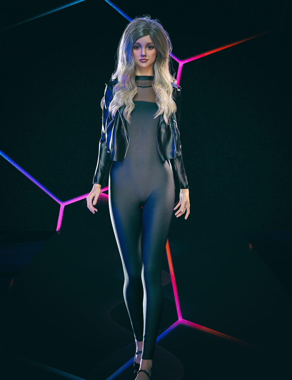 CNB Long Fei Hu HD Character, dForce Clothing and Hair Bundle for Genesis 9 | Daz 3D