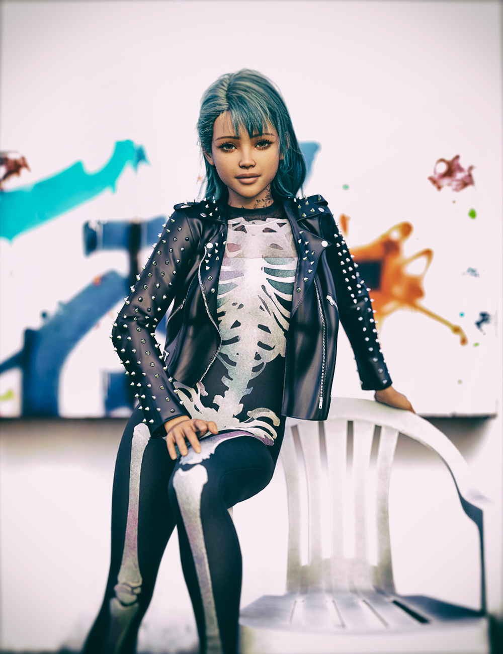 CNB Long Fei Hu HD Character, dForce Clothing and Hair Bundle for ...