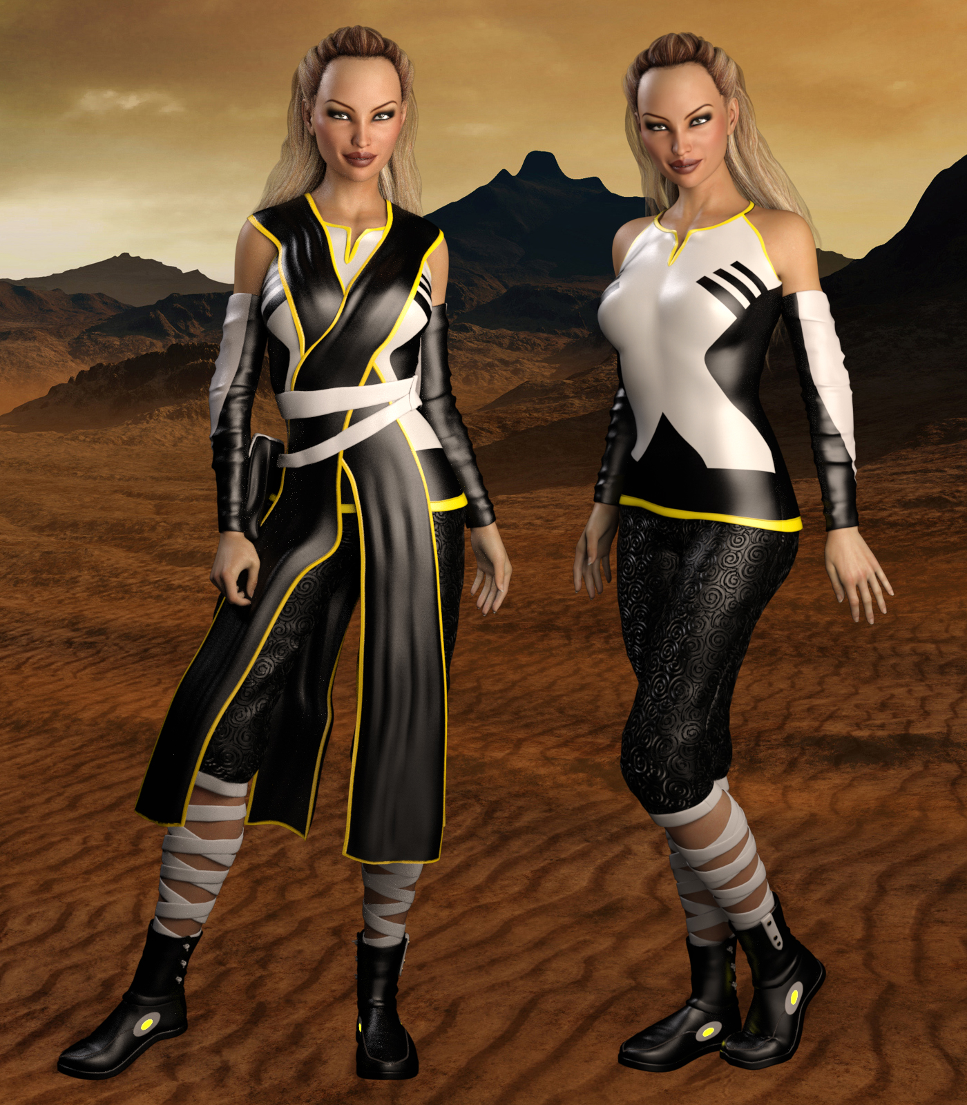 BLACKHAT:FUTURISTIC - Rebel Star for Gen2 Female | Daz 3D