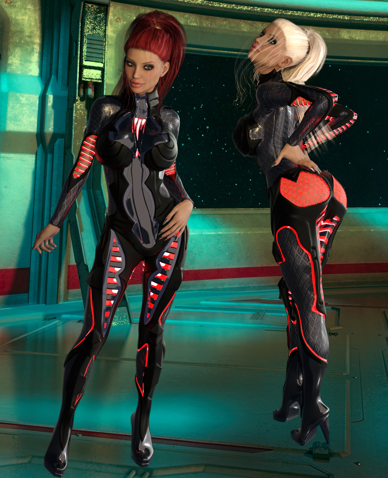 InStyle - Cyber Suit for G3 female(s) | Daz 3D
