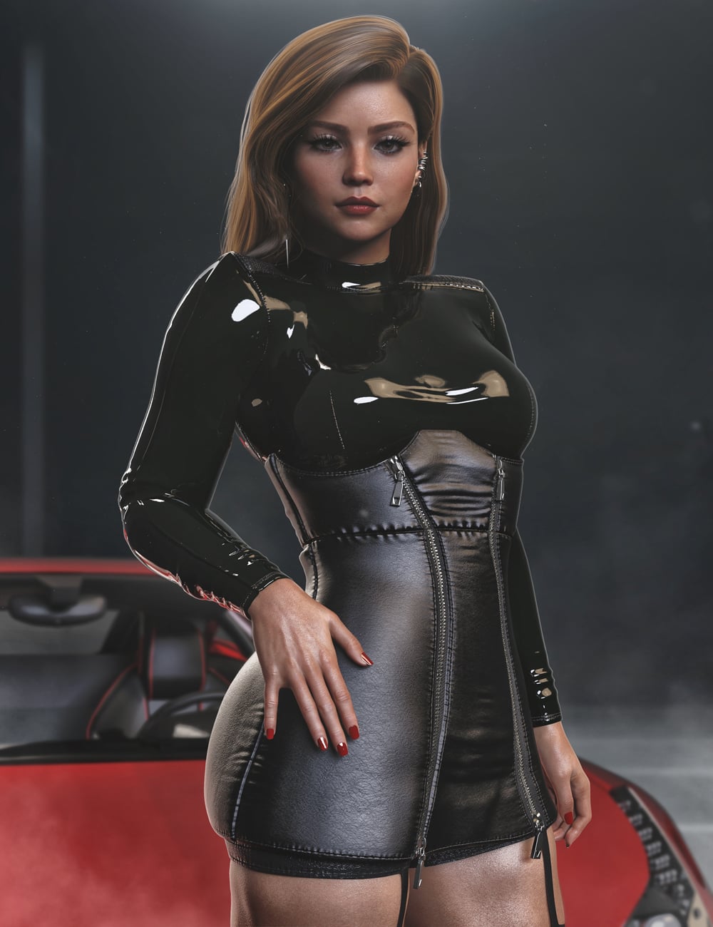 AJC Chic Couture Outfit For Genesis 9 | Daz 3D