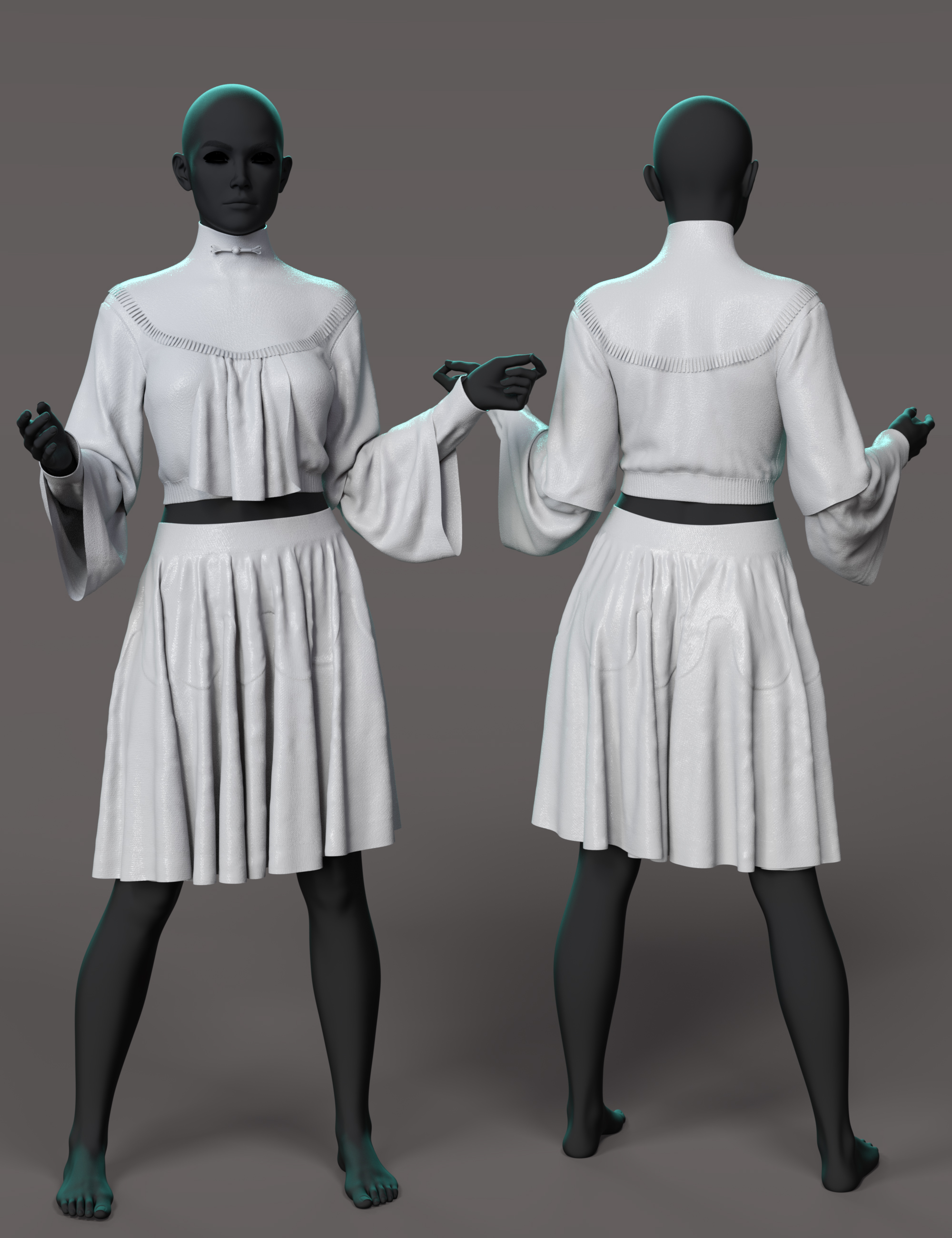dForce AH Ying Xin Outfit For Genesis 9 | Daz 3D