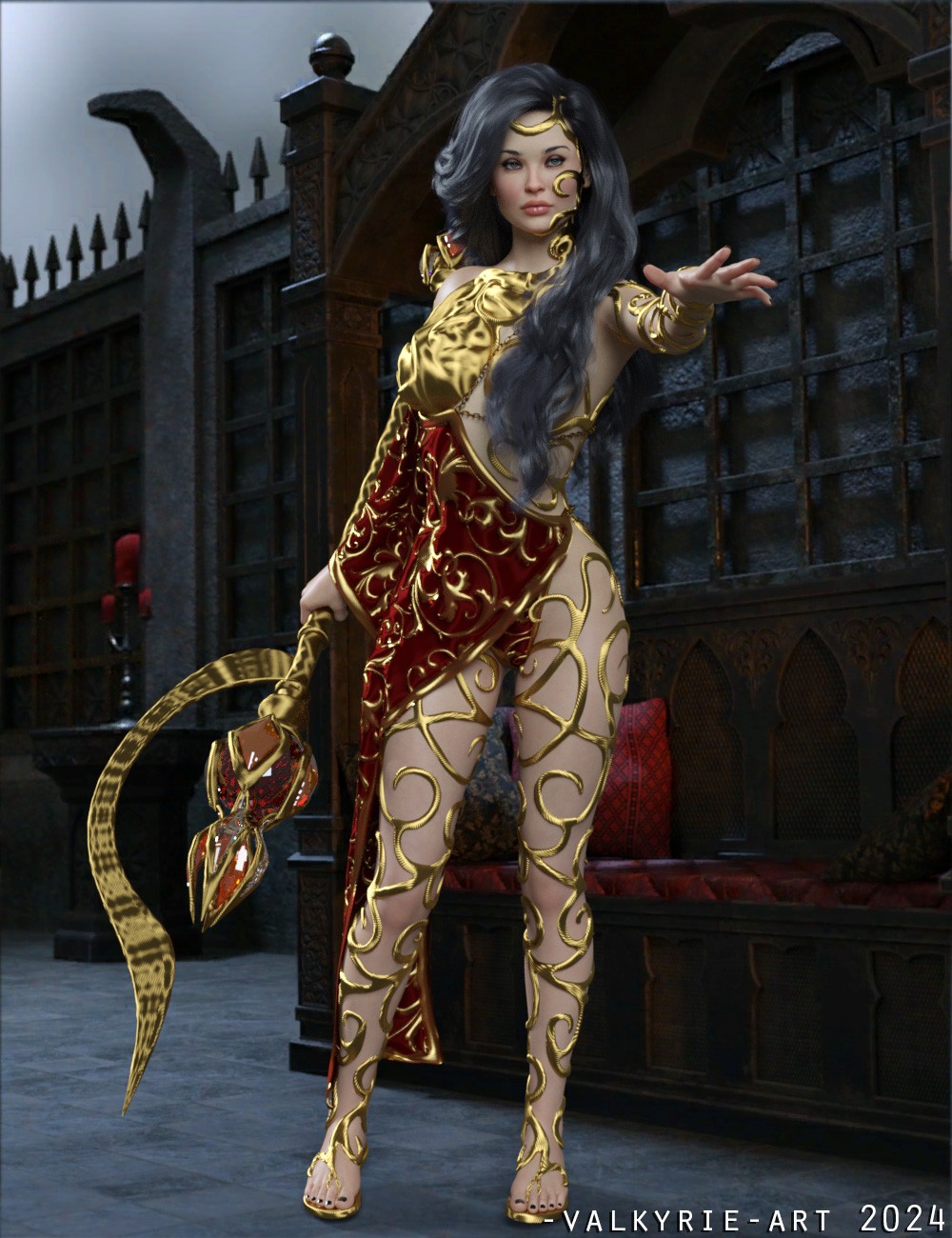 InStyle - Runebound Elegance for G8F | Daz 3D