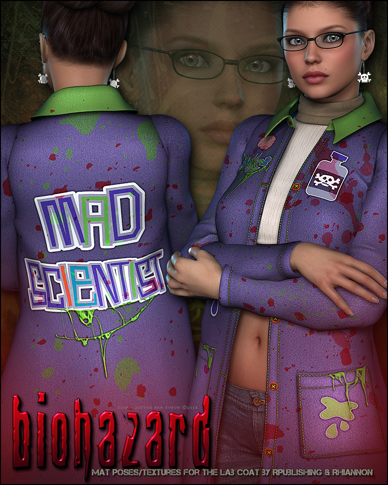 Biohazard for Lab Coat | Daz 3D