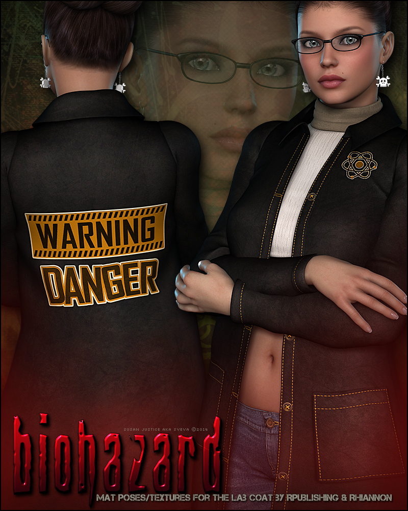 Biohazard for Lab Coat | Daz 3D