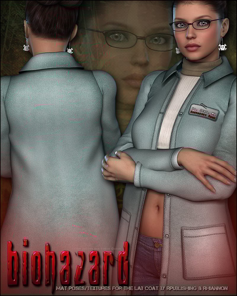 Biohazard for Lab Coat | Daz 3D