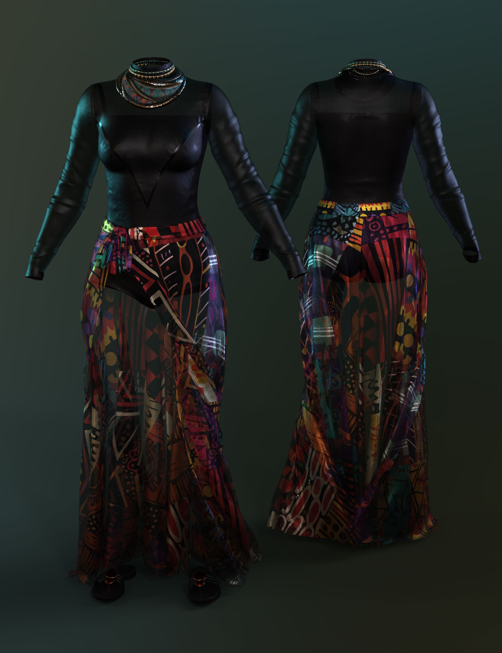 EthnoMod Outfit Textures Add-On | Daz 3D