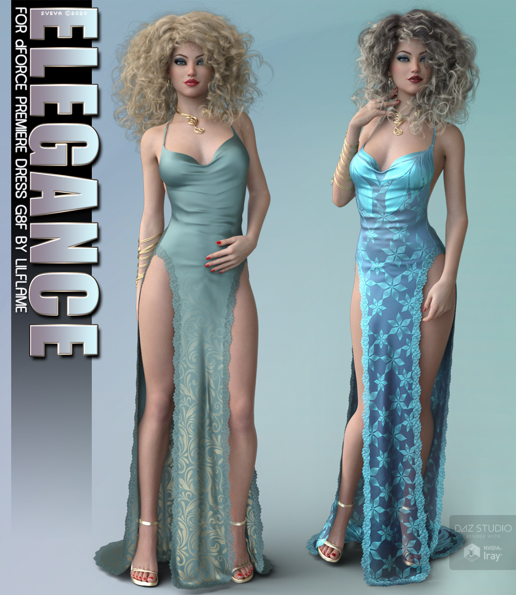 Elegance for dForce Premiere Dress | Daz 3D