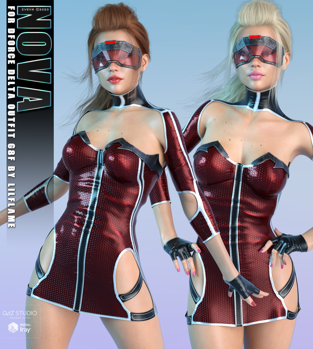 Nova for dForce Delta Outfit G8F | Daz 3D
