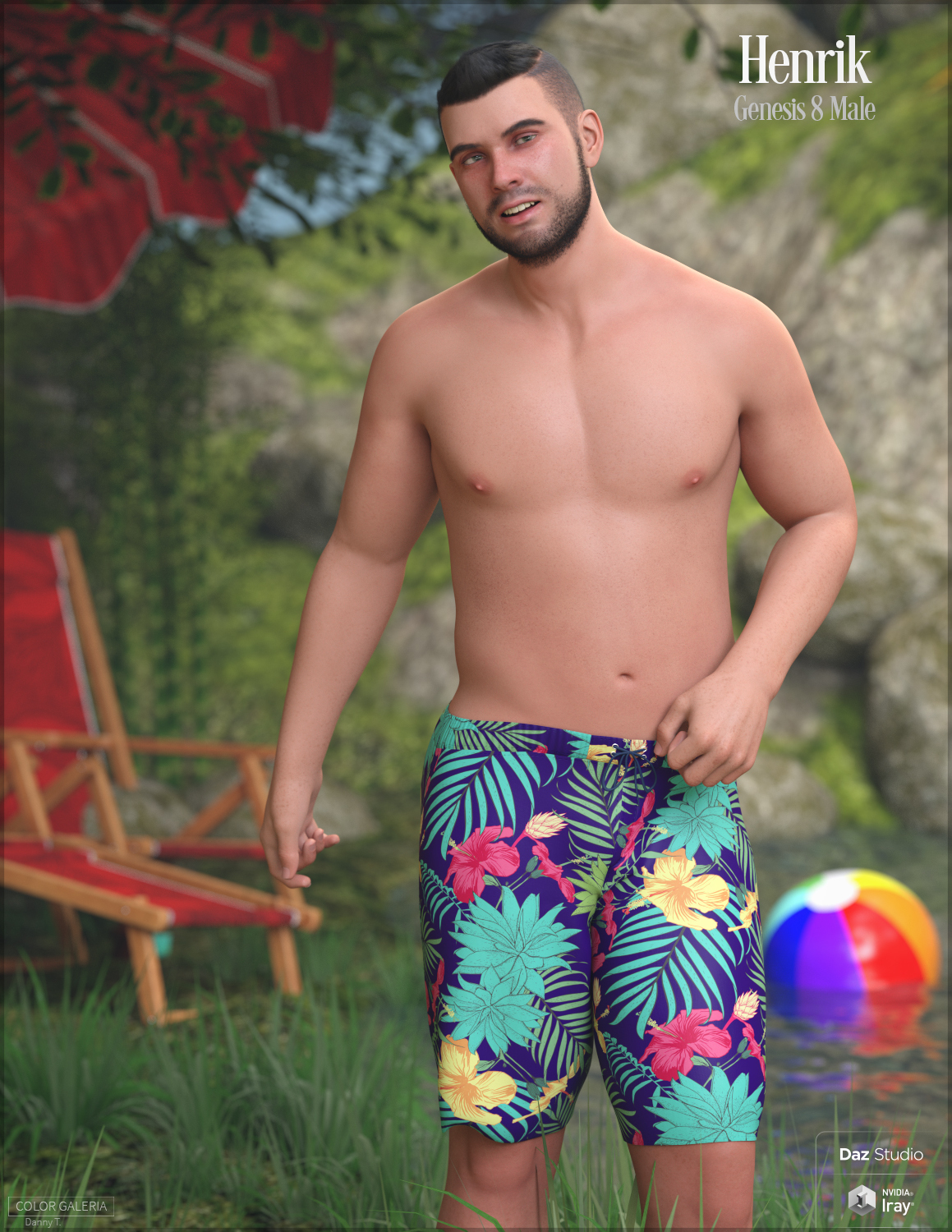 CGI Henrik for Genesis 8 Male | Daz 3D
