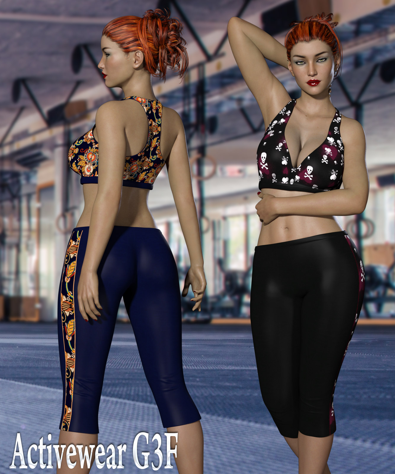 Activewear G3F | Daz 3D