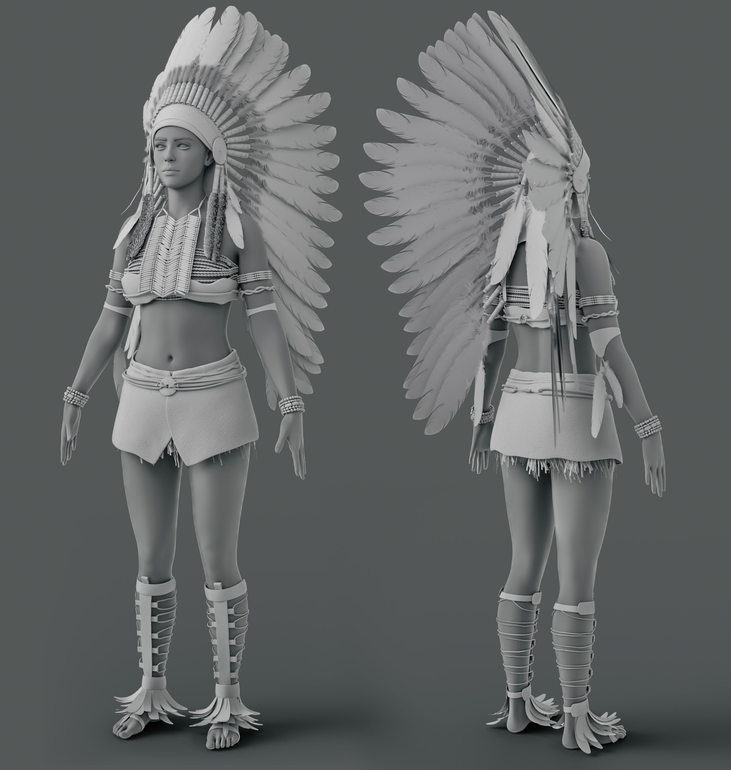 BW Indigenous Outfit For Genesis 9 | Daz 3D