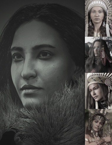 Cheyenne 9 Kinship Alternate Face Morphs | Daz 3D