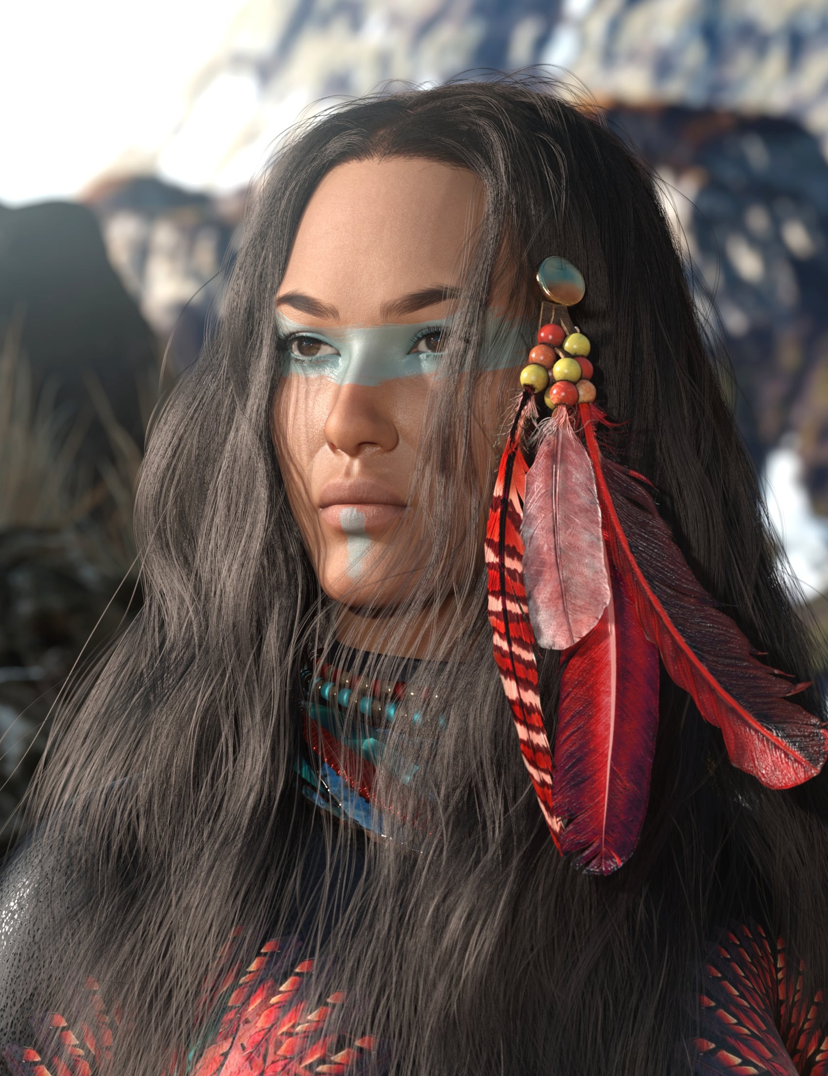 Cheyenne 9 Kinship Alternate Face Morphs | Daz 3D