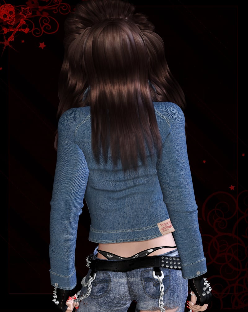 80's Hair for V4,A4,G4 | Daz 3D