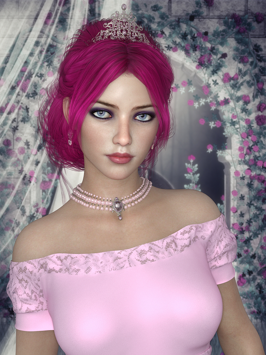 June Hair Expansion for DS/Poser | Daz 3D