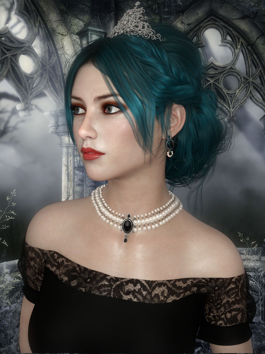 June Hair Expansion for DS/Poser | Daz 3D